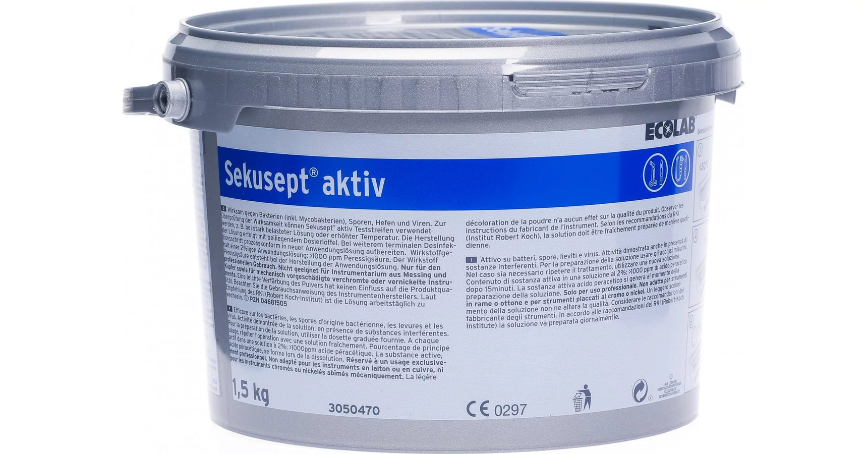 Sekusept Aktív por műszer és eszközfertőtlenítő 1.5 kg